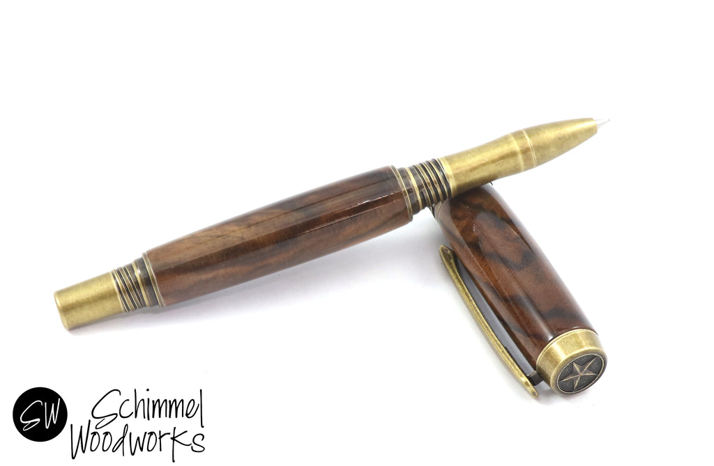 English Walnut Cowboy Pen – Schimmel Woodworks